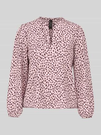 Marc Cain Loose Fit Bluse aus Polyester mit Punkte-Print