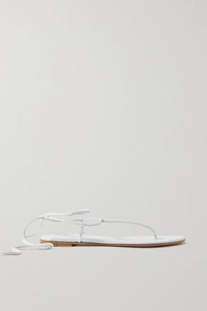 Gianvito Rossi Sandales En Cuir Gwyneth - Blanc