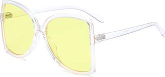 Generic Lunettes de soleil de rue 2025 à grand cadre pour hommes et pour femmes, pare-soleil dextérieur pour les vacances (couleur : Q, taille : moyen)