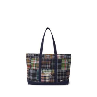 Polo Ralph Lauren Sac cabas &agrave; carreaux en coton