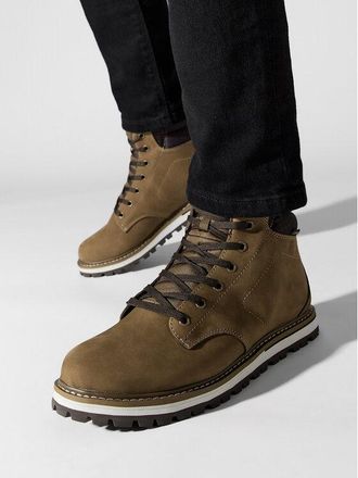 F.lli Campagnolo Schn&uuml;rstiefeletten Dorado Lifestyle Shoe Wp 39Q4937 Khakifarben