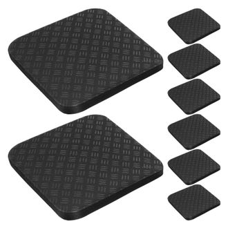 BESTONZON SOPOTUTU 8 St&uuml;ck Antivibrationsmatte f&uuml;r Laufband 8 St&uuml;ck rutschfeste Silikon Bodenschutzmatten f&uuml;r Teppich Hartholzb&ouml;den Ger&auml;uschd&auml;mpfende Trainingsm