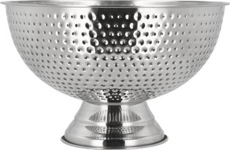 Funktion Bar Champagner-Schale Dia 39,8 x 23,5 cm 13 Liter Gehämmertes Edelstahl