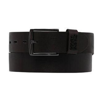 Karl Lagerfeld Ceinture en cuir - Homme - Accessoires - Noir - Taille: 90 CM