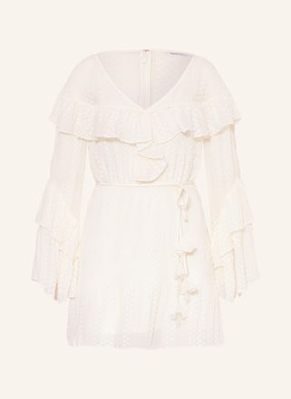Guess Kleid Laurence Mit R&uuml;schen weiss