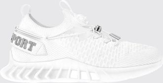 Plein Sport Baskets basses en maille technique avec cheville &eacute;lastique et double tirette