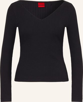 HUGO BOSS Hugo Longsleeve Dumille schwarz