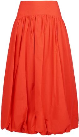 ottod'Ame Femme, Jupes, Rouge, Taille: 36 FR Gonna lunga a palloncino