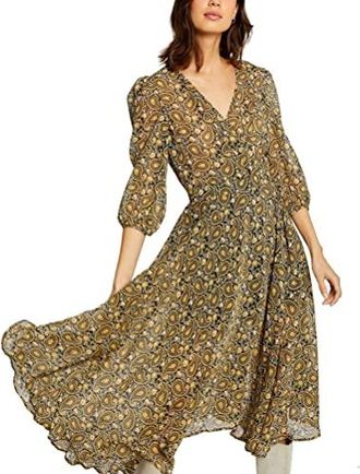 Morgan Robe midi &eacute;vas&eacute;e imprim&eacute; cachemire Multicolore 34