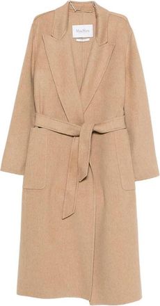 Max Mara Knielanger Mantel - Beige