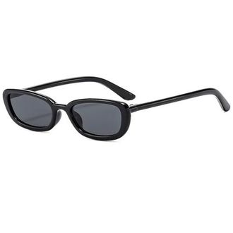 Generic Lunettes De Soleil D&eacute;coratives For Hommes Et Femmes, Monture &Agrave; Petite, Id&eacute;ales For Les Vacances D&eacute;placements(Black)