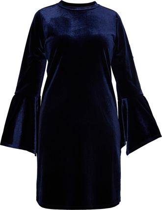 Usha Minikleid aus Samt Damen Marine