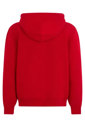 Celine Mens Sweater Bright Red Cashmere-Wool Blend Jumpers