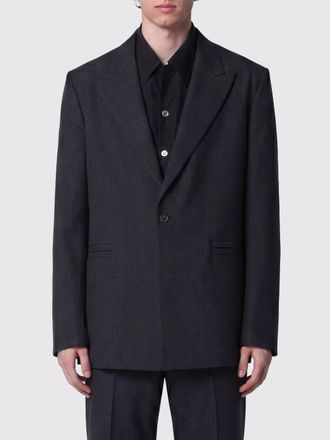 Namacheko Einreihiger Blazer aus reiner Wolle mit steigendem Revers