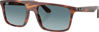 Ray-Ban RB2222 Quadratische Sonnenbrille, Braun