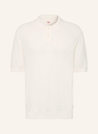 Levi's Strick-Poloshirt weiss
