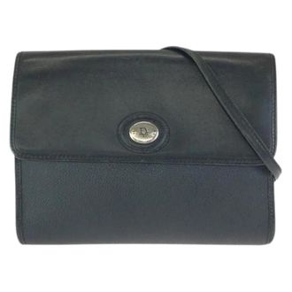 Dior Pre-owned Leder Schultertasche - - Pre-owned - Damen - Schwarzk - ONE SIZE