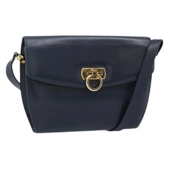 Ferragamo Pre-owned Schultertasche - - Pre-owned - Damen - Blau - ONE SIZE