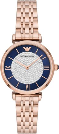 Emporio Armani Montre Emporio Armani Gianni T-bar Pour Femmes Ip-rosé AR11423