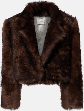 Magda Butrym Cropped-Jacke aus Shearling
