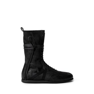 Ann Demeulemeester Fides Soft High-Top Boxing Sneakers