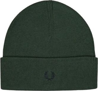 Fred Perry unisex, Accessoires, Vert, Taille: ONE Size Beanie