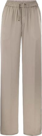 Herno Femme, Pantalons, Beige, Taille: 34 FR Wide Pantalons