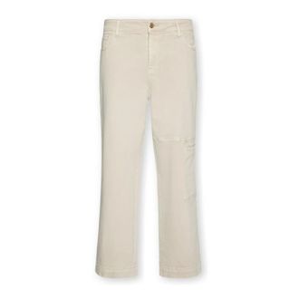 Elena Miro Damen, Hosen, Beige, 7XLGr&ouml;&szlig;e