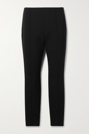 The Row Pantalon Skinny En Laine Stretch Koss - Noir