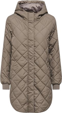 Only Onljuliet Quilted Hood Zip Coat Otw Noos