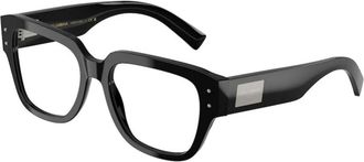 Dolce & Gabbana Homme, Accessoires, Noir, Taille: 54 MM Square Optical Frame