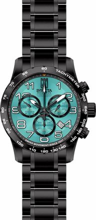 Invicta Jason Taylor 51265 Herrenuhr - Quarzwerk - Edelstahl mit blauem Zifferblatt - 48 mm
