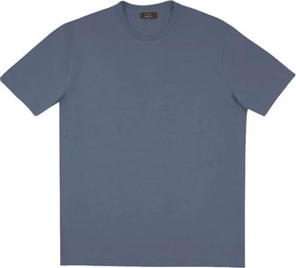 Zanone Homme, Tops, Bleu, Taille: 2XL Z1851 Tshirt