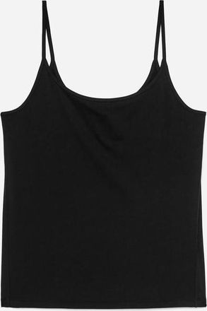 Arket Tanktop Mit Stretch -Schwarz