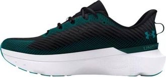 Under Armour Hommes UA Infinite Pro Chaussure De Running sans Stabilisateurs Chaussures De Running Black/Hydro Teal/Circuit Teal - Noir 44