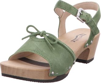 Softclox Kalinda Velourleder Forest grün Gr. 39