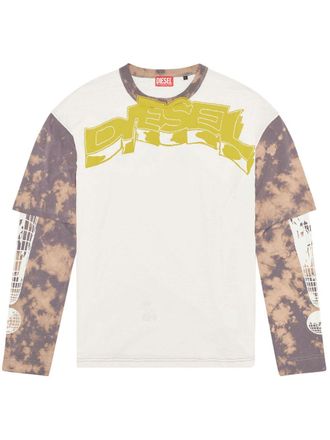 Diesel t-shirt T-Wesher - Blanc