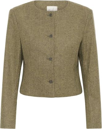 MY ESSENTIAL WARDROBE Femme, Vestes, Vert, Taille: 36 FR Light Vestes