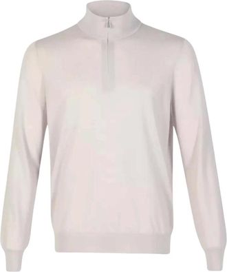 Gran Sasso Homme, Pulls, Blanc, Taille: 5XL Pull &agrave; col roul&eacute;