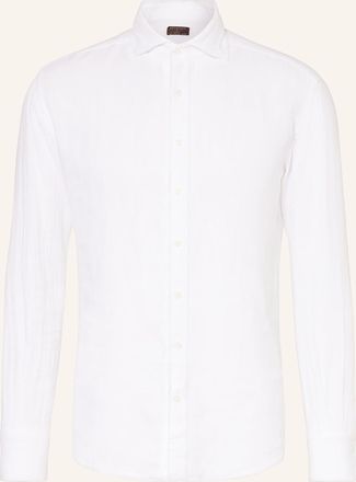 Artigiano Artigiano Leinenhemd Classic Fit weiss