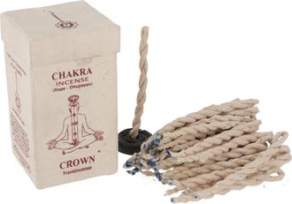 Guru Shop Chakra Incense, Nepal R&auml;ucherschn&uuml;re - Crown/Frankincense, 10x5x5 cm