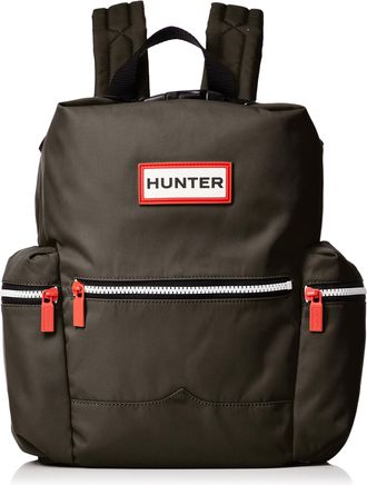 Hunter Original Mini-Rucksack aus Nylon mit Klippverschluss in der Farbe Dunkelgrün One Size