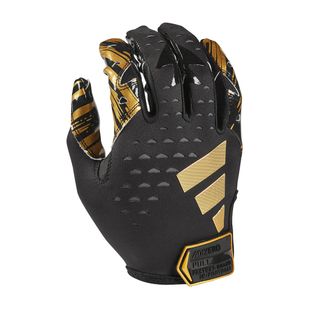 adidas Adizero 13 Fußball Receiver Handschuhe, Schwarz/Metallic Gold, X-Large