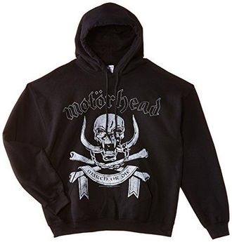 Mot&ouml;rhead Motorhead - Pull capuche - Manches longues Homme, Noir, X-Large