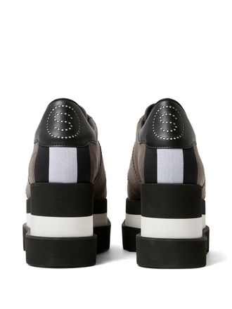 Stella McCartney Faux-Suede Platform Oxford - Taupe