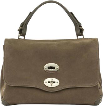 Zanellato Mini sac &agrave; bandouli&egrave;re en daim - Femme - Sacs - Vert - Taille: ONE Size