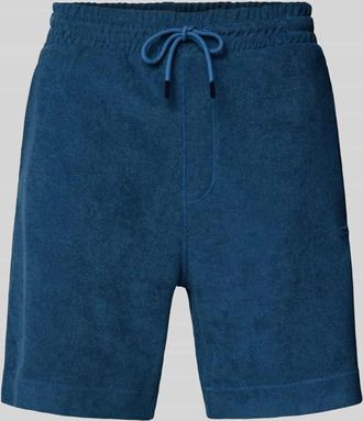 Boss Orange by Hugo Boss Regular Fit Sweatshorts mit Label-Stitching Modell doubletowel