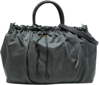 Prada Pre-owned Nylon Satchel - - Pre-owned - Damen - Grau - ONE SIZE