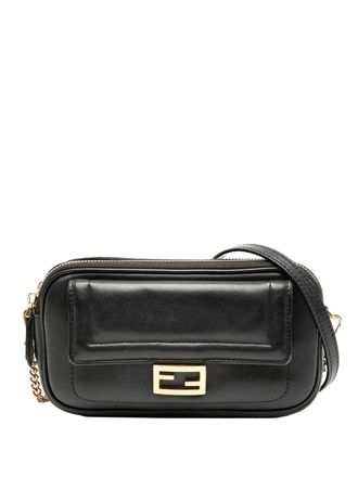 Fendi 2010-2025 Leather Easy 2 Baguette crossbody bag - Noir