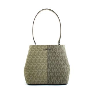 Michael Kors Femme, Sacs, Beige, Taille: ONE Size Sac bandouli&egrave;re en toile avec d&eacute;tails contrast&eacute;s